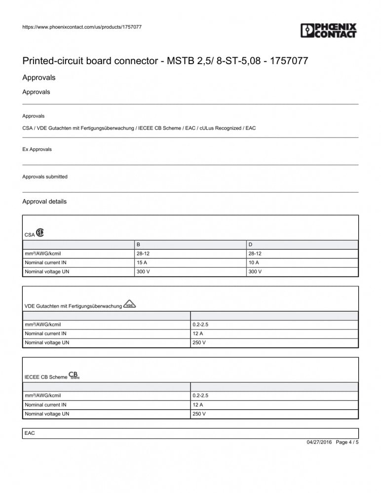 Phoenix Contact 1757077 technical document page 4