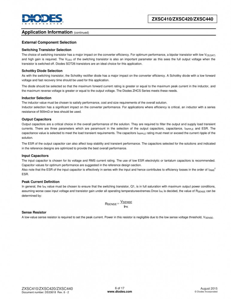 ZXSC440X8TA datasheet page 6