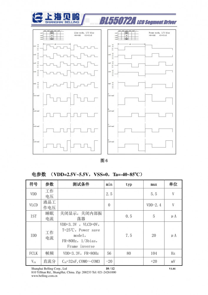 BL55072A datasheet page 10