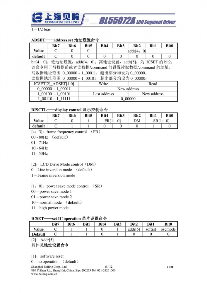 BL55072A datasheet page 5