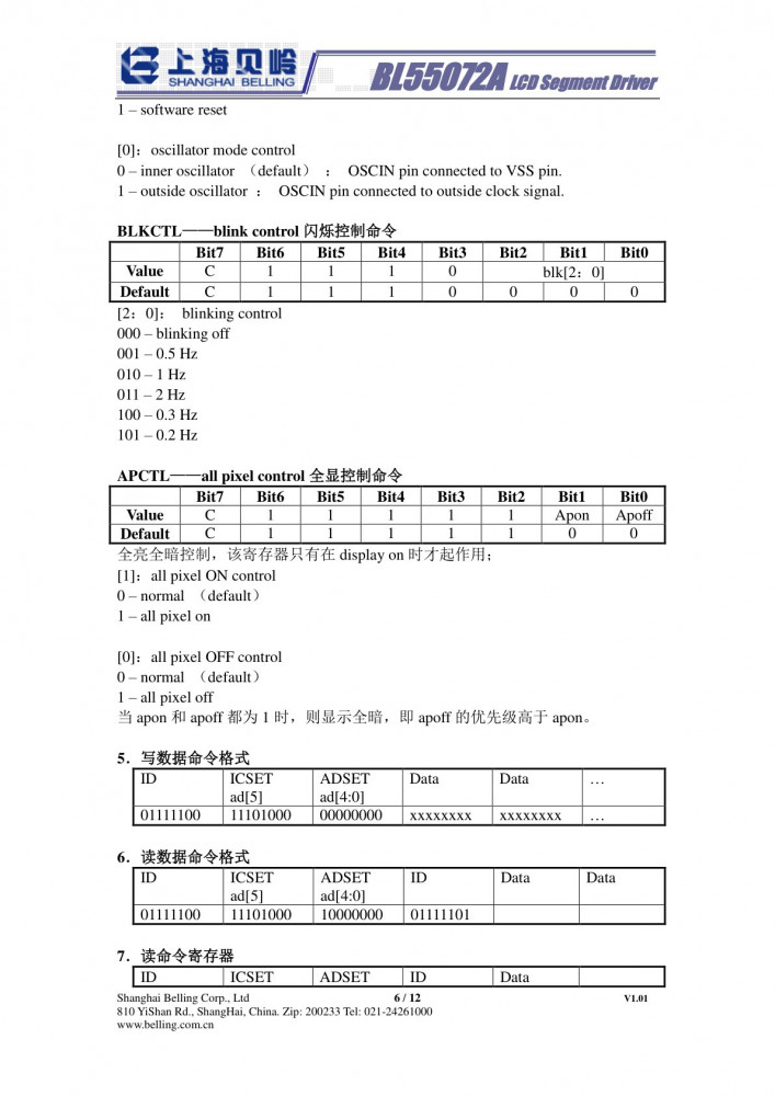 BL55072A datasheet page 6