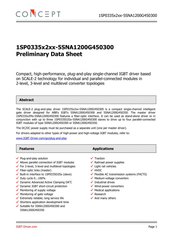 Technical document page 1