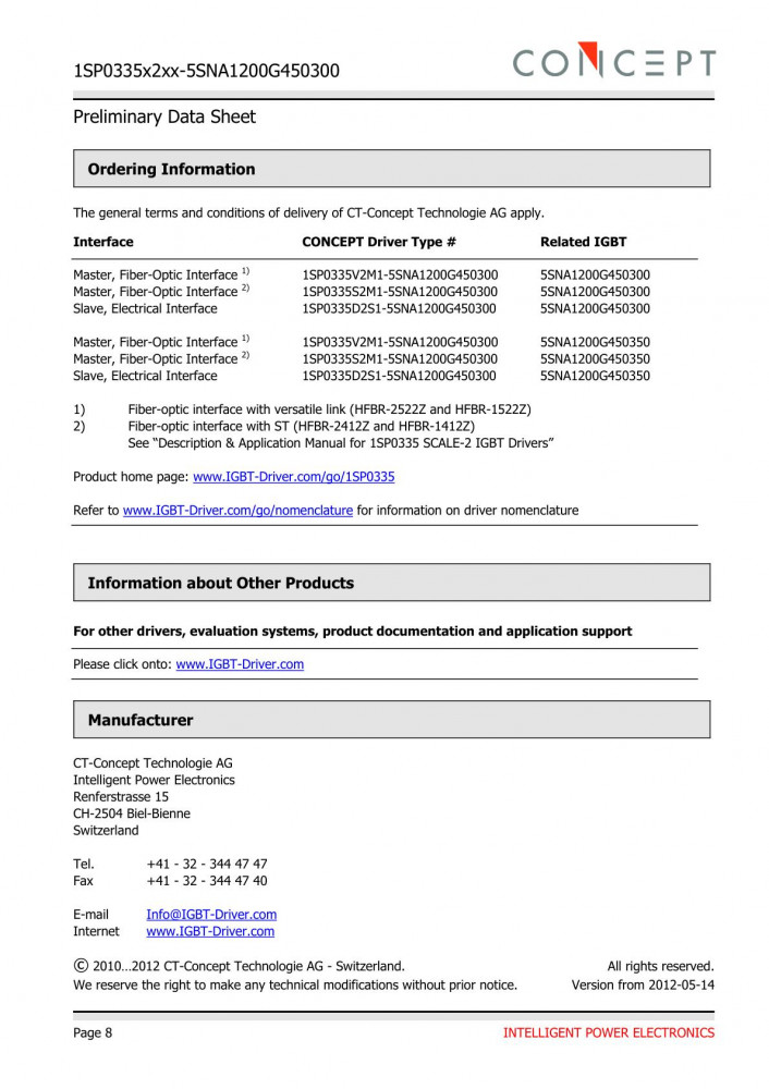 Technical document page 8
