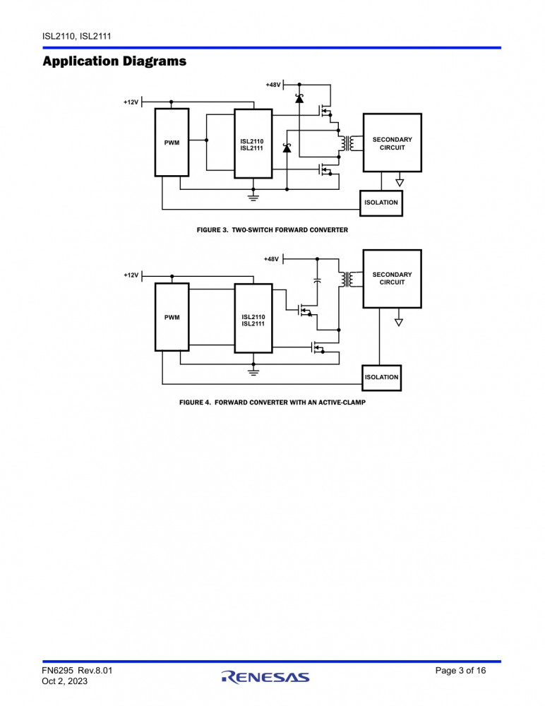 ISL2111ARTZ-T datasheet page 3