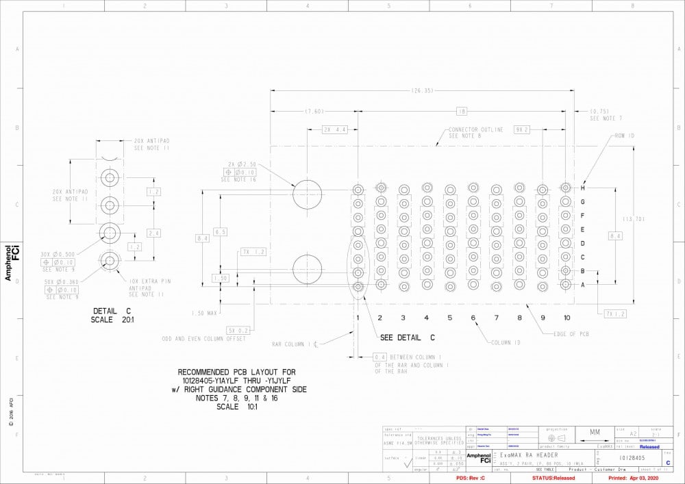 Amphenol 10128405 drawing page 7