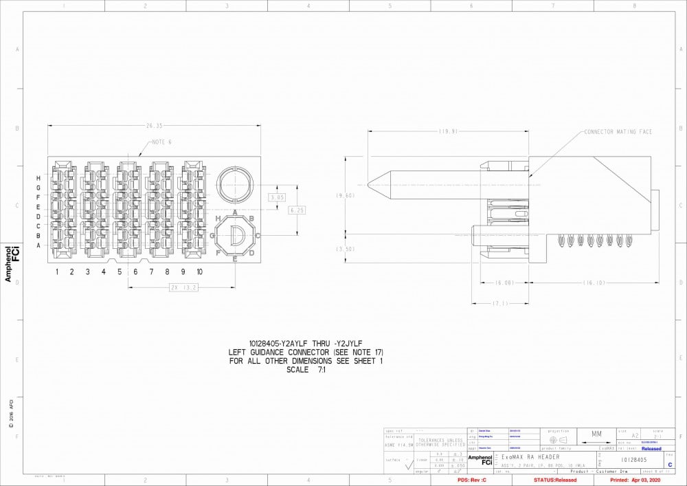 Amphenol 10128405 drawing page 8