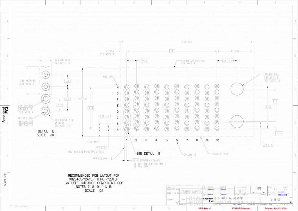 Amphenol 10128405 drawing page 9