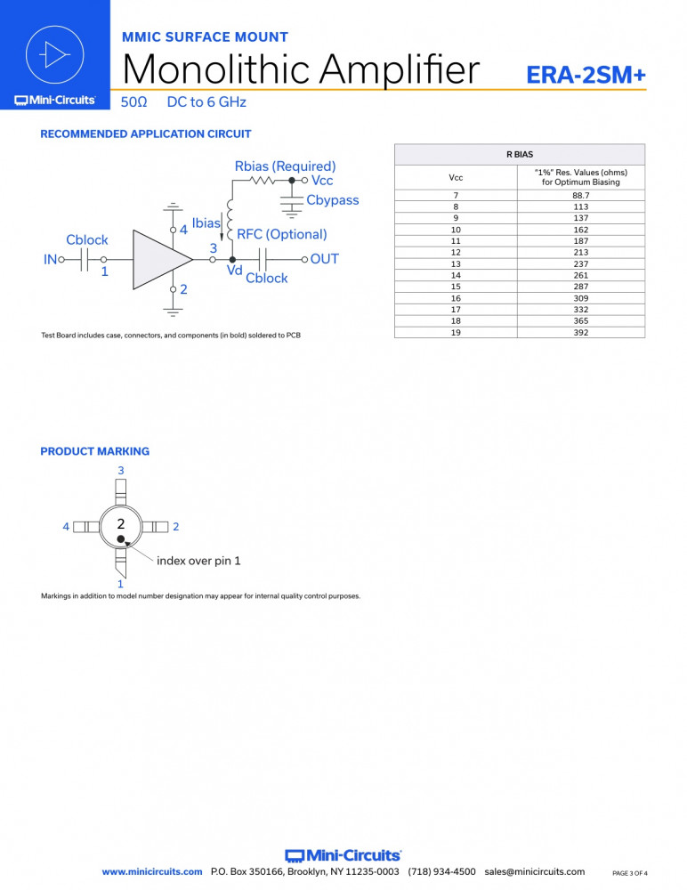 ERA-2SM+ datasheet page 3