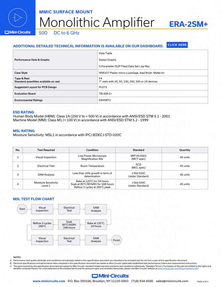 ERA-2SM+ datasheet page 4