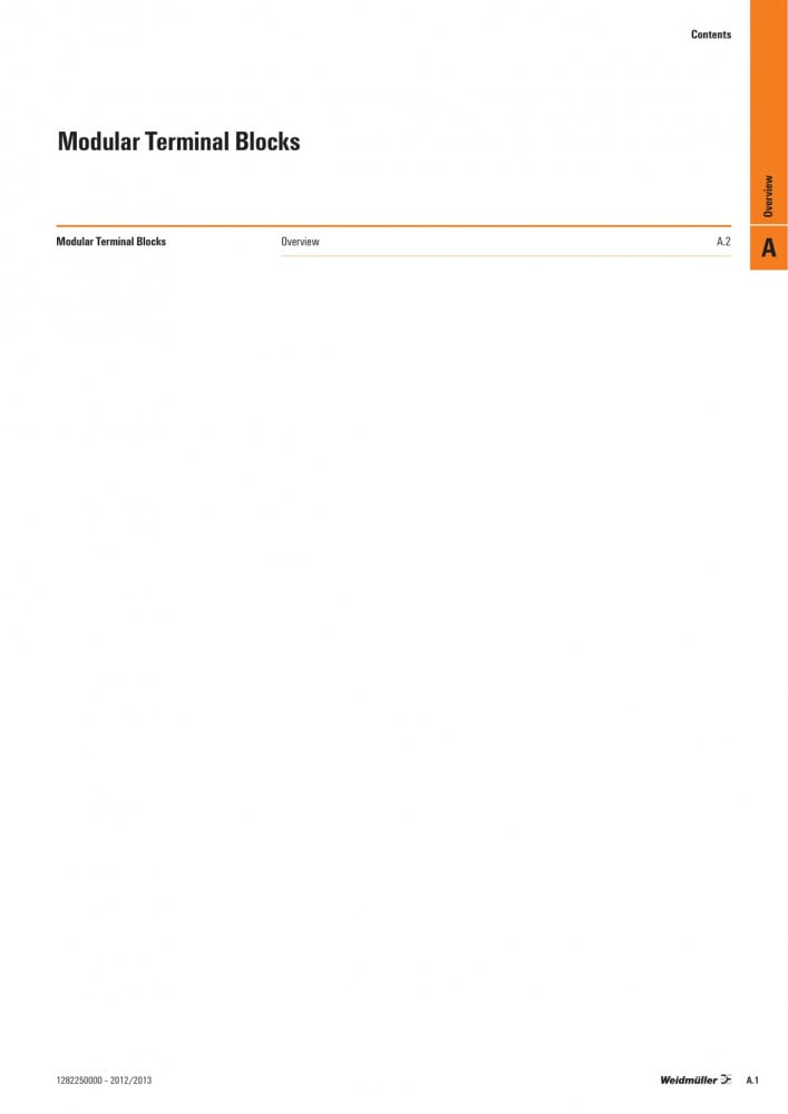 WEIDMULLER catalogue page 7