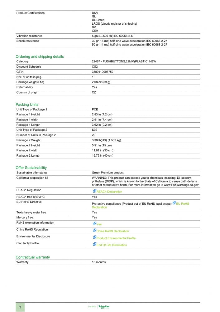 ZB5AR4 technical document page 2