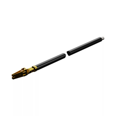 Pre-Crimped Lead Mini-Fit Sr. Female-to-Pigtail, Gold (Au) Plating, 450.00mm Length, 10 AWG, Black for sale