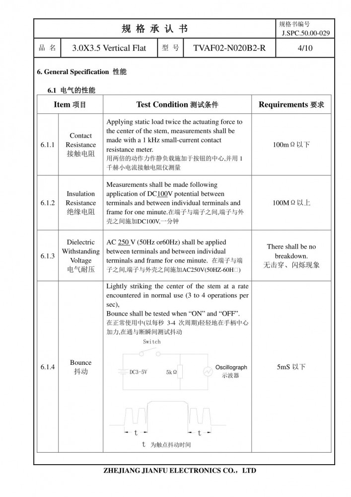 TVAF02-N020B2-R specification page 5