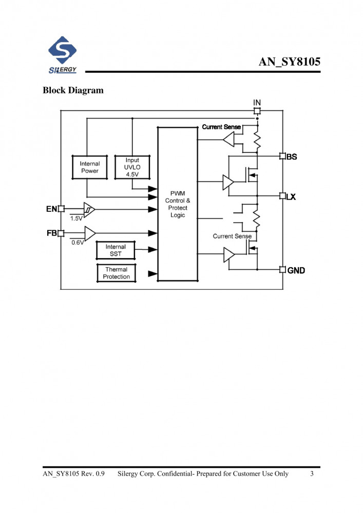 SY8105ADC datasheet page 3