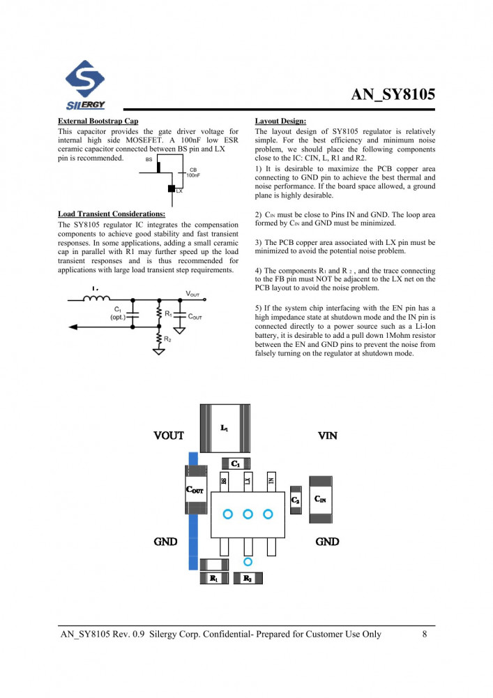 SY8105ADC datasheet page 8
