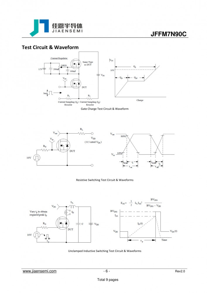 JFFM7N90C datasheet page 6
