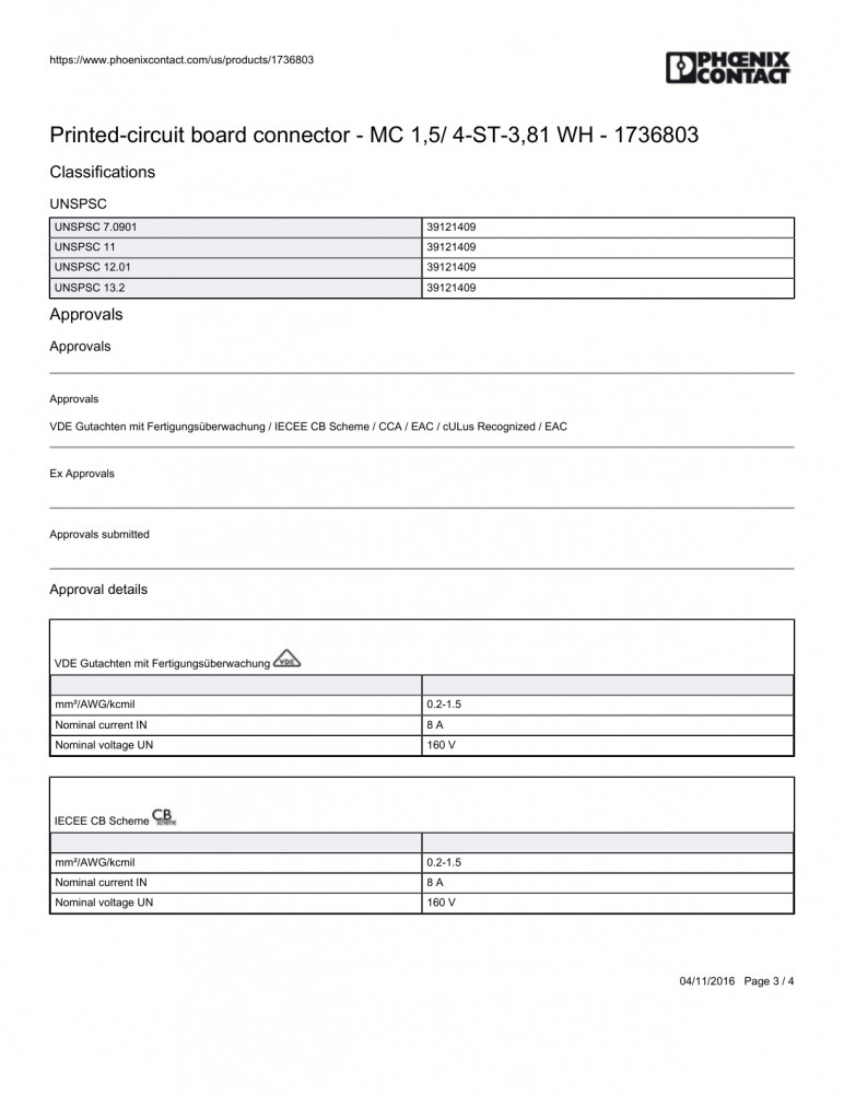 Phoenix Contact 1736803 technical document page 3