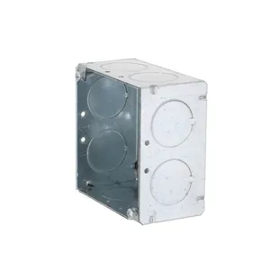 4 in. Square Box, Welded, 2-1/8 in. Deep, Two 3/4 in., Two 1/2 in., & Eight 1 in. KO's for sale