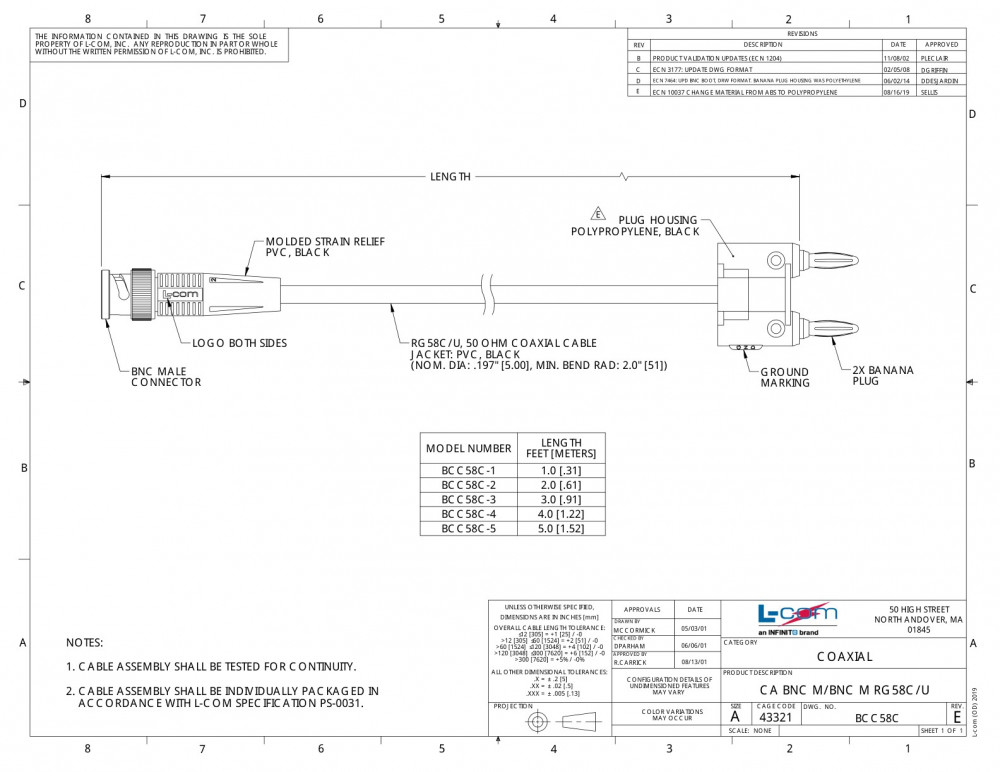 L-com BCC58C-4 technical document preview