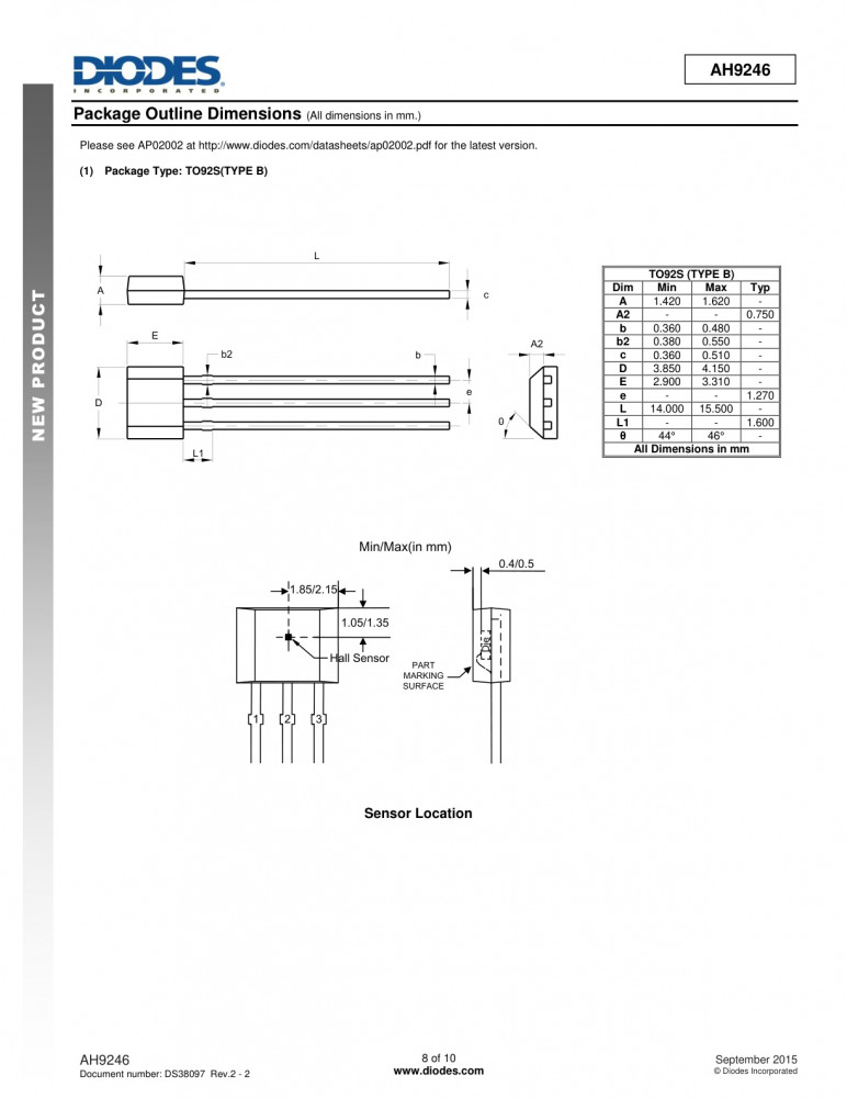 AH9246 datasheet page 8