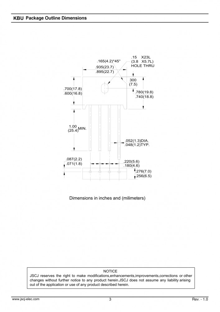 KBU601 datasheet page 3