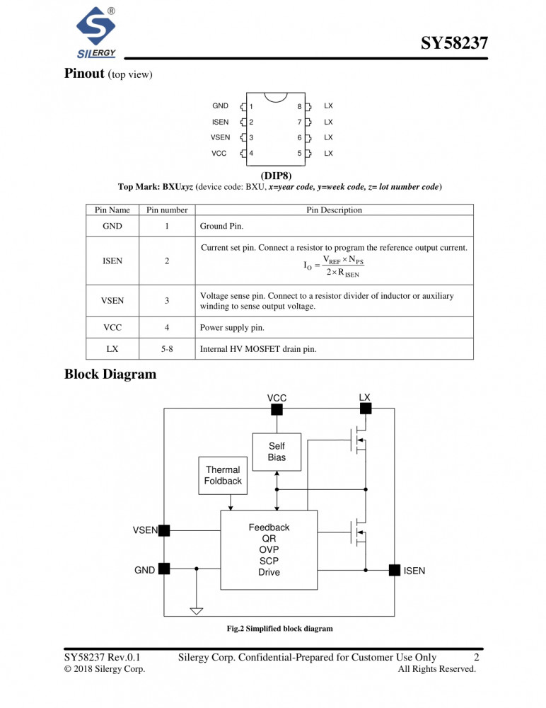 SY58237AGC datasheet page 2