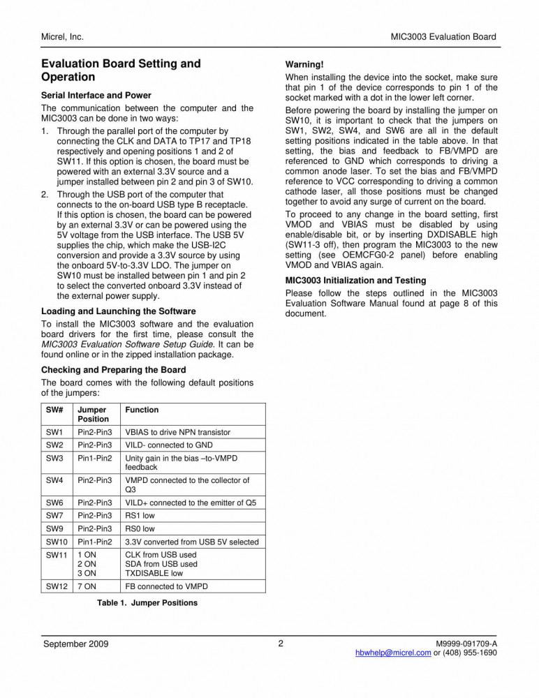 MIC3003 document page 2