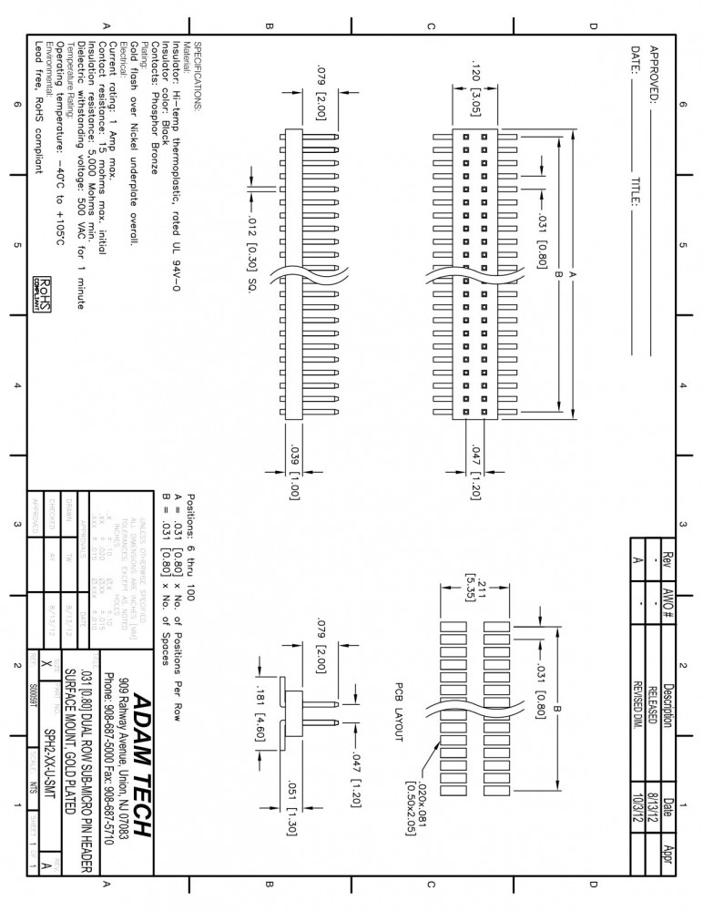 SPH2-12-U-SMT technical document preview