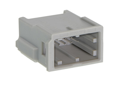 ConnTAK50 Header, Dual Row, Right-Angle, Surface Mount, 22 Circuits, Key A, Black