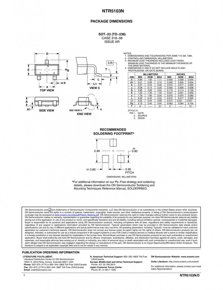 NTR5103NT1G datasheet page 5