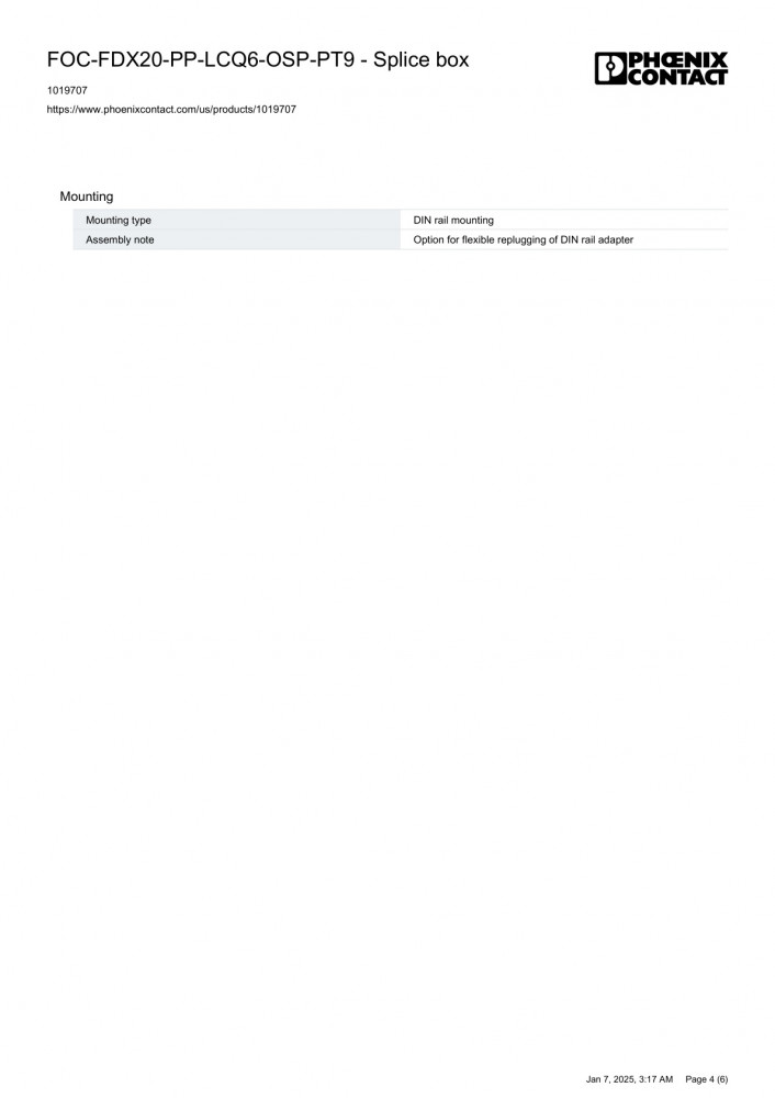 Phoenix Contact 1019707 technical document page 4