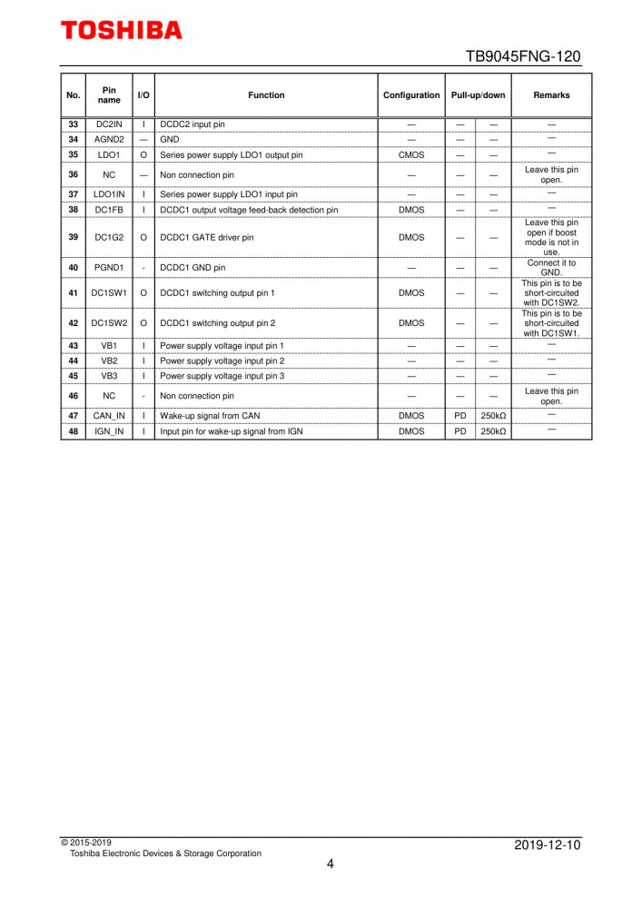 TB9045FNG-120,EL datasheet page 4