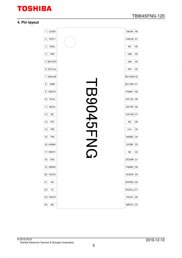 TB9045FNG-120,EL datasheet page 5
