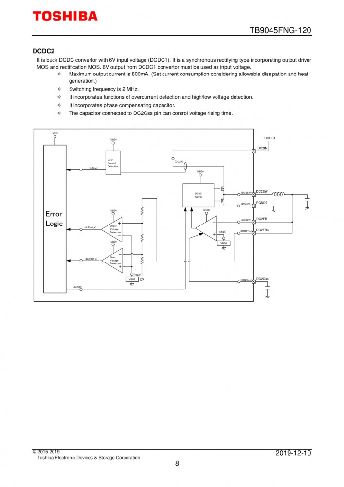 TB9045FNG-120,EL datasheet page 8