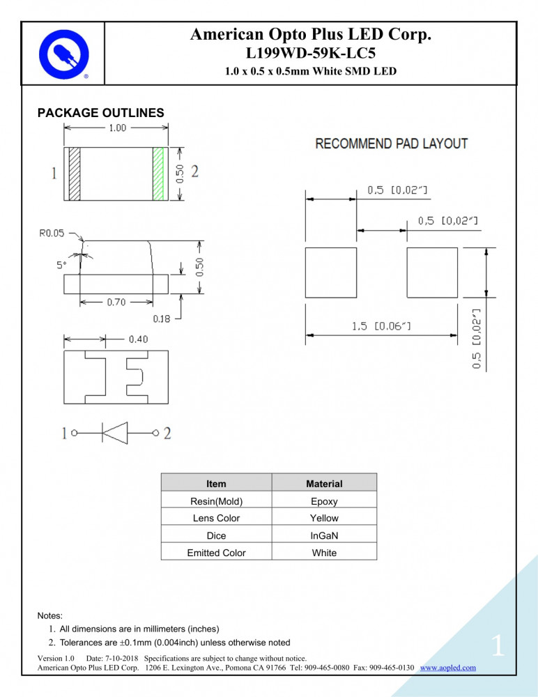 L199WD-59K-LC5 datasheet page 1