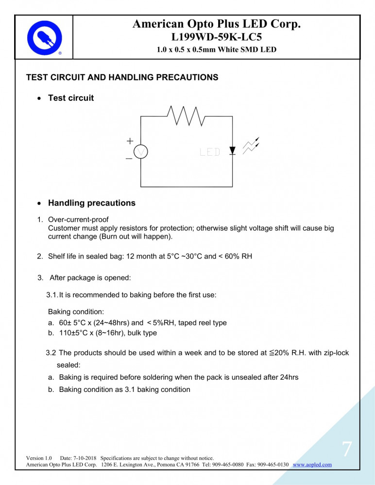 L199WD-59K-LC5 datasheet page 7
