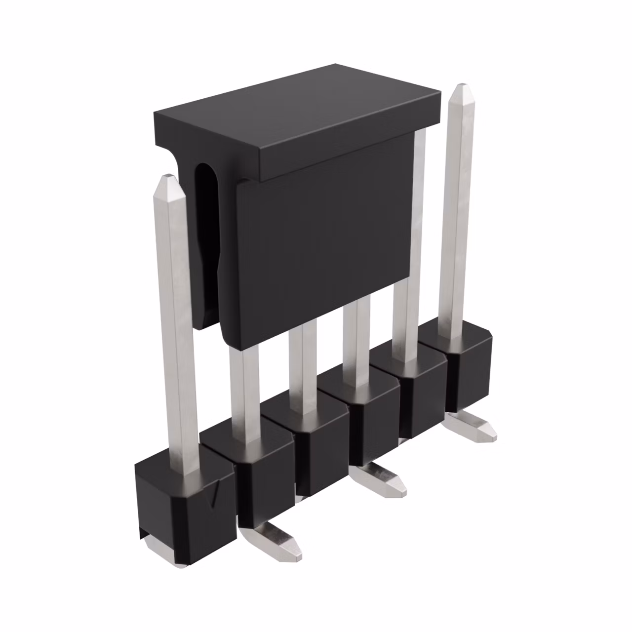 C-Grid / SL Header, Surface Mount, Breakaway, Vertical, 8 Circuits, Tin (Sn) Overall Plating, Tube Packaging without Cap, Lead-Free