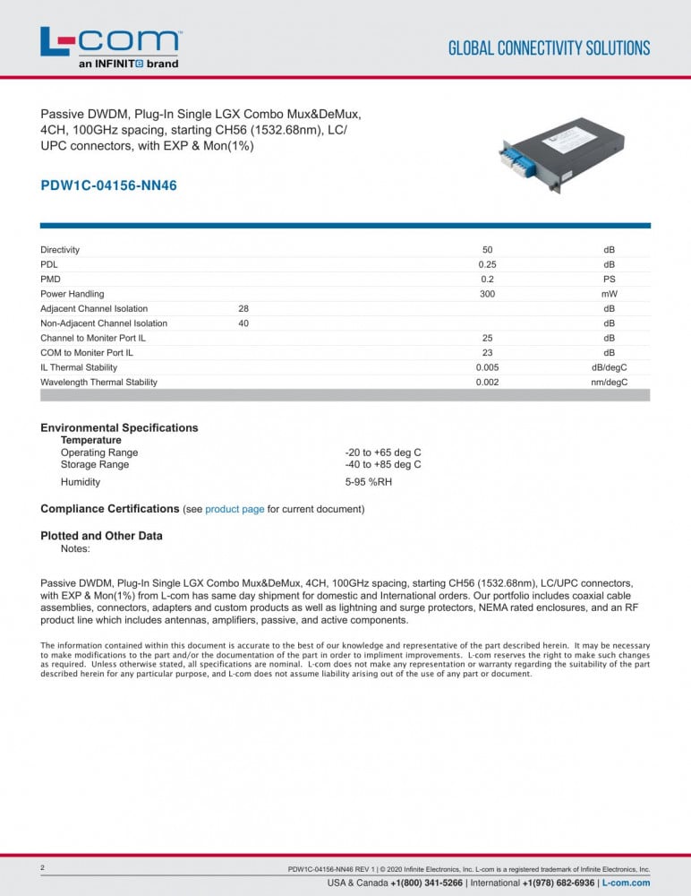PDW1C-04156-NN46 technical document page 2