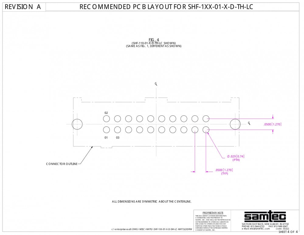 Samtec SHF-108-01-L-D-SM-LC document page 4
