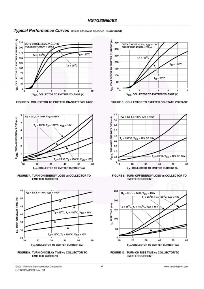 HGTG30N60B3 datasheet page 4