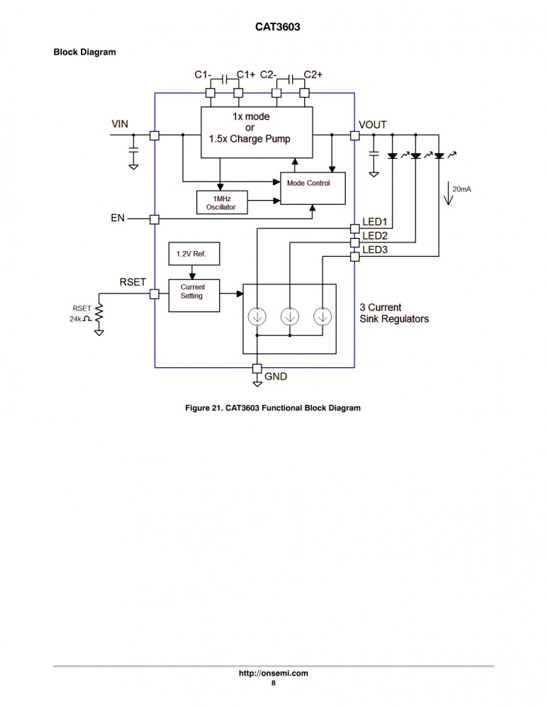 CAT3603 technical document page 8