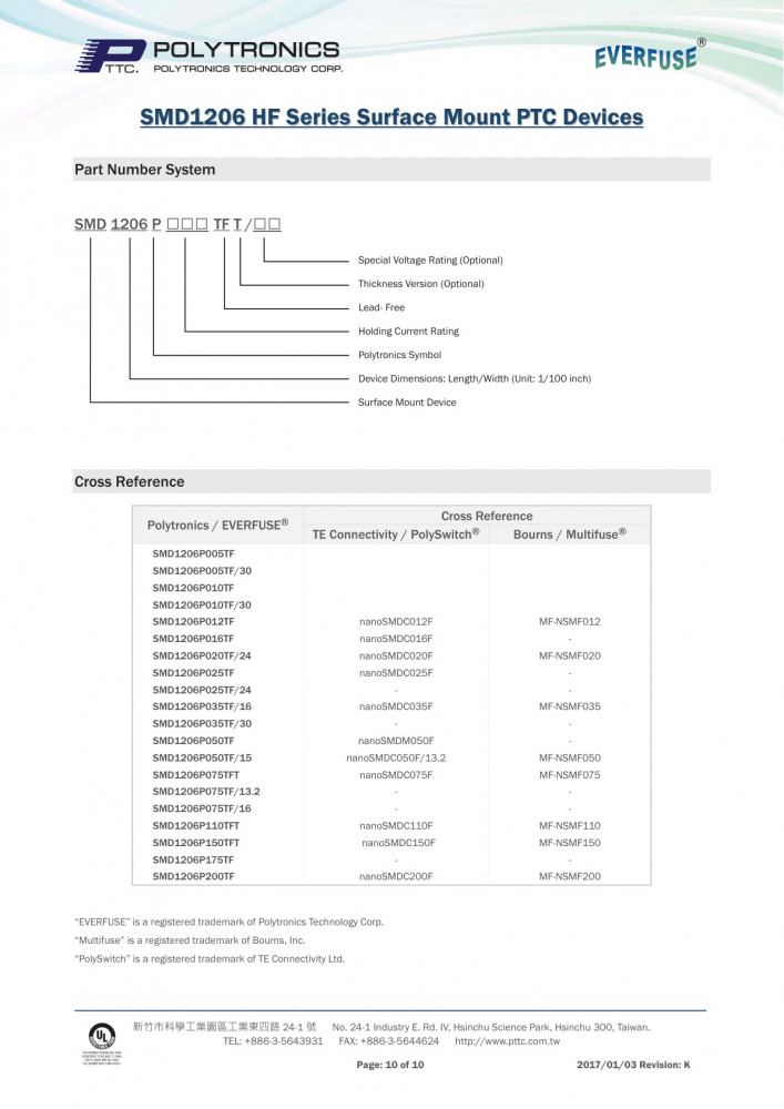 SMD1206P025TF datasheet page 10