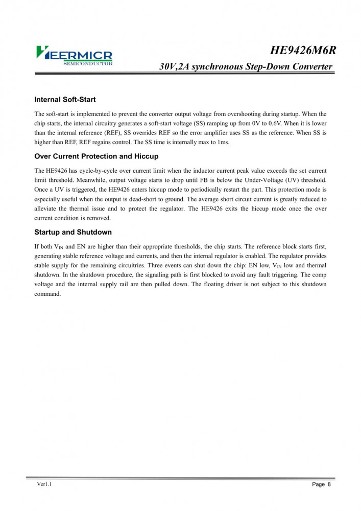 HE9426 datasheet page 8