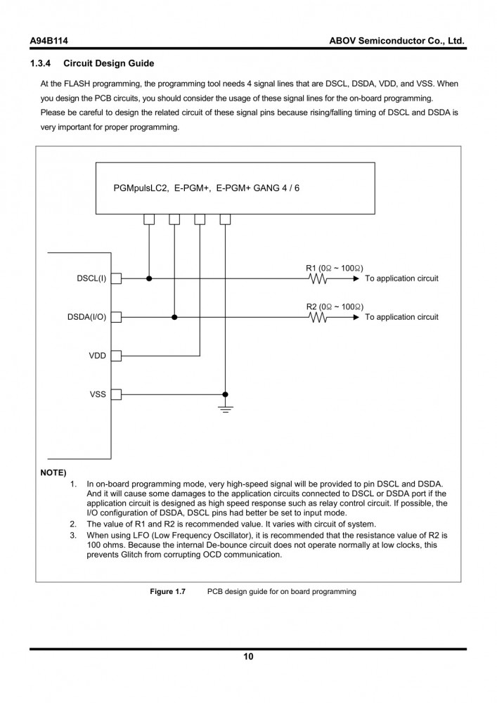 A94B114AEN technical document page 10