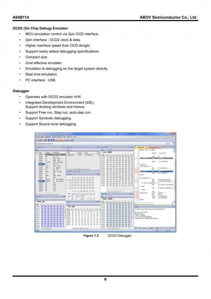 A94B114AEN technical document page 6