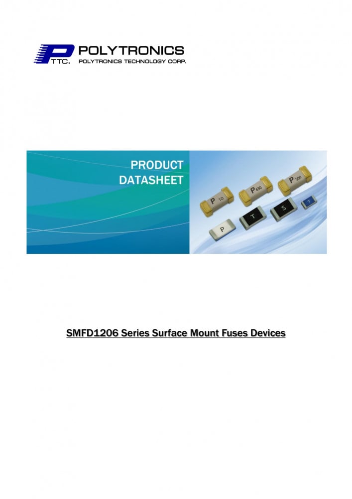 SMFD1206 series datasheet page 1