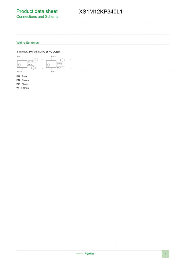 XS1M12KP340L1 technical document page 5