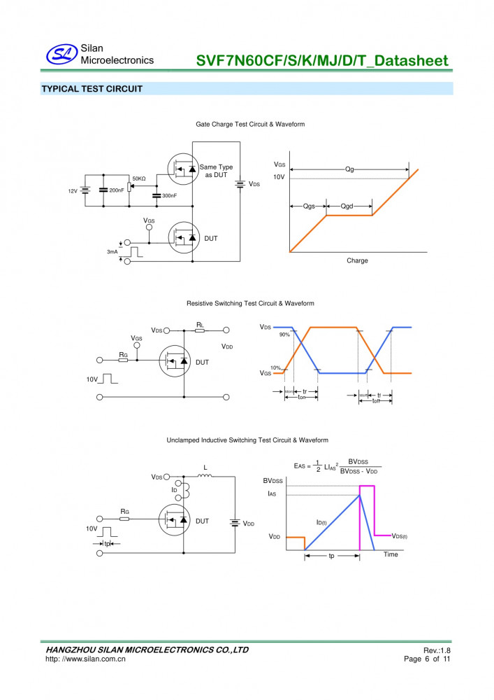 SVF7N60CF datasheet page 6