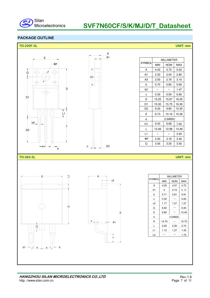 SVF7N60CF datasheet page 7