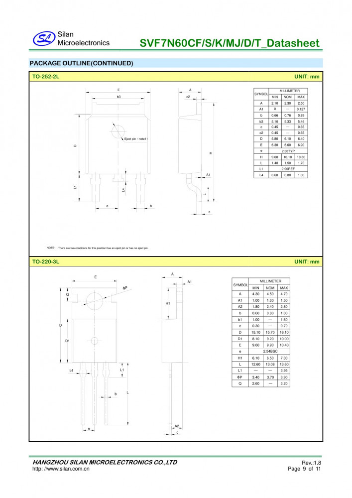 SVF7N60CF datasheet page 9